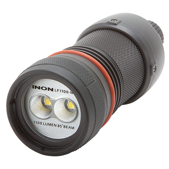 INON LF1100-W LED Flashlight (1,100 Lumens, 85° Beam) – DiverVision Underwater Photo Equipment