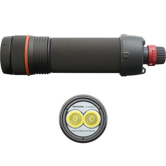 INON LF1400-S LED Flashlight (1,400 Lumens, 30° Beam) – DiverVision Underwater Photo Equipment