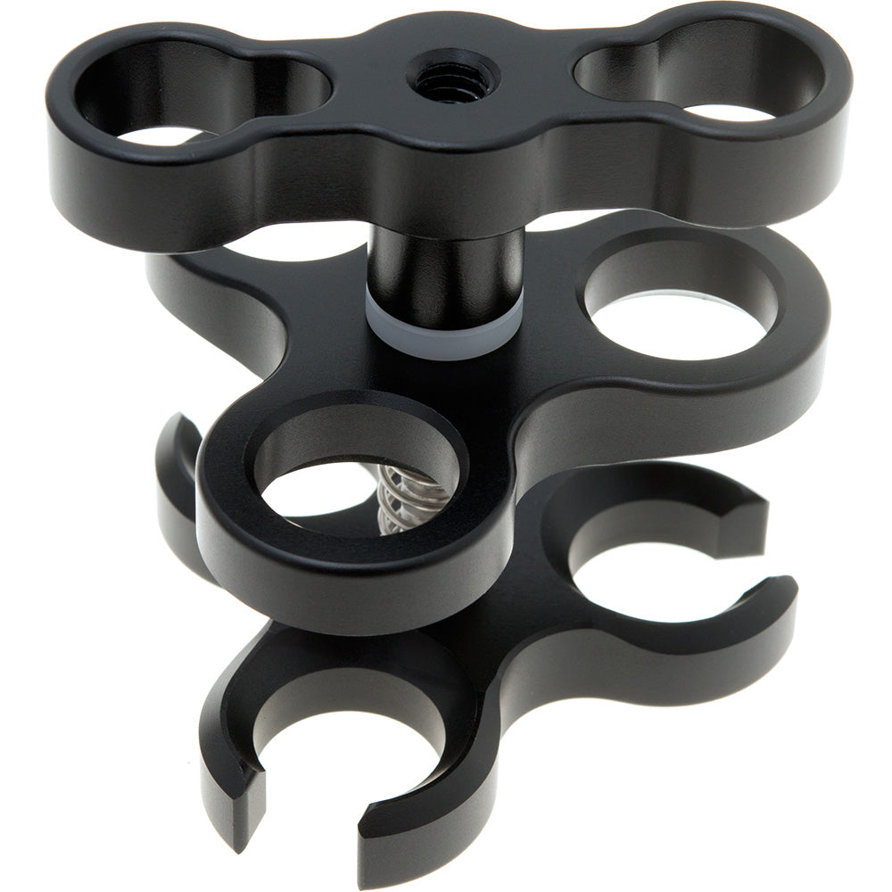 Howshot Triple Notch Clamp – DiverVision Underwater Photo Equipment